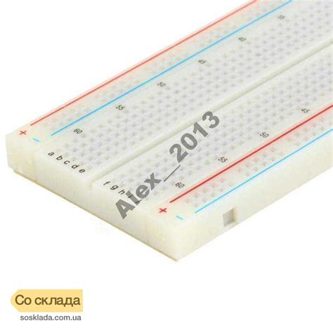 Макетная плата Mb 102 830 точек для Arduino Stm — Со склада — интернет магазин