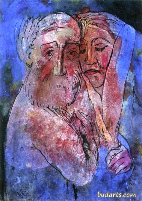 古代夫妻 埃米尔·诺尔德 画园网