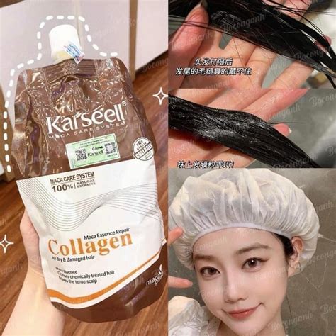【review Dầu Dưỡng ủ Tóc Collagen Karseell Maca】