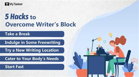 Hacks To Overcome Writer S Block Learn With MyTasker
