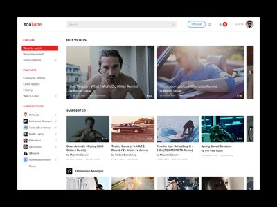 Youtube Redesign Concept Web Dashboard Ui Web Dashboard Design Web App Web Ui Design Youtube Redesign Concept Web Dashboard Ui Web Dashboard Design Web App Web Ui Design