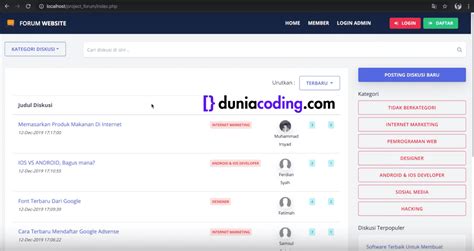 Aplikasi Pos Berbasis Web Php