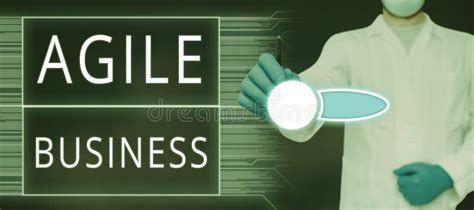 Text Showing Inspiration Agile Business Business Showcase Capability
