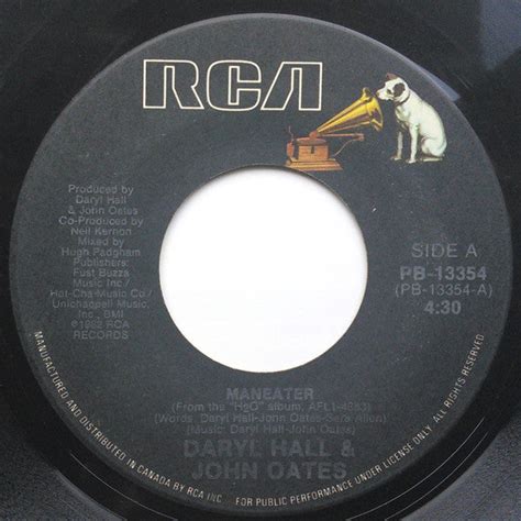 Daryl Hall And John Oates Maneater 7 Single 1982 Vinyl Pursuit Inc