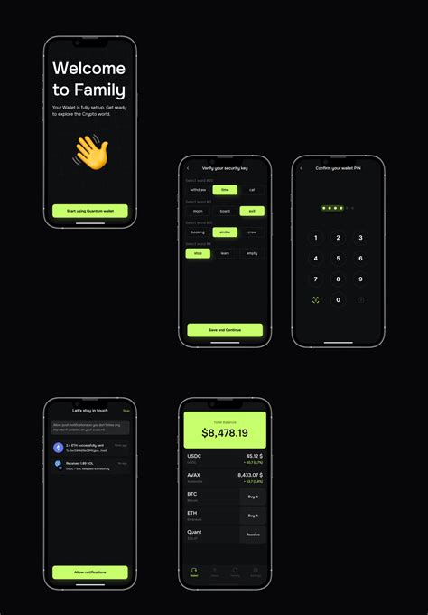 Crypto Wallet App Blockchain Mobile UI On Behance