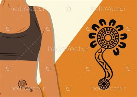 Australian Aboriginal Vector Tattoo Design Download Graphics And Vectors