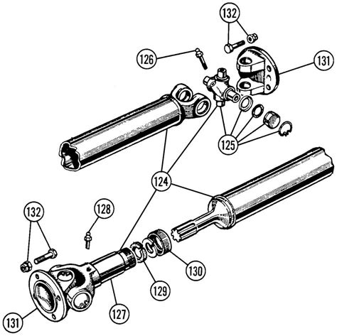 Driveshaft Assembly Moss Motors