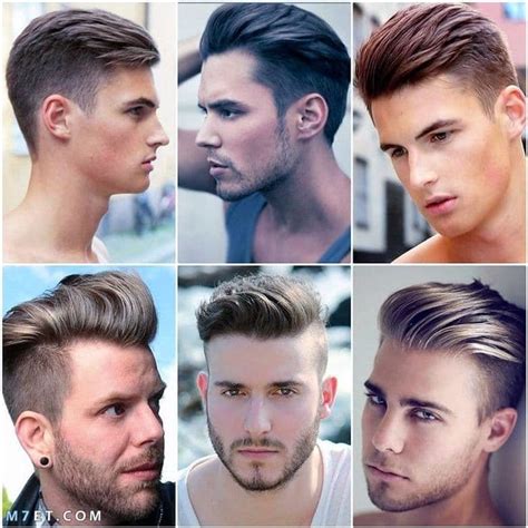 قصات شعر قصير للرجال مدرج