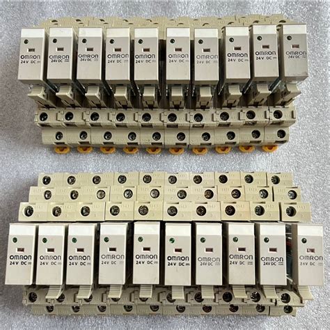 รีเลย์ G2r 1 Sn S 24vdc มือ2 มีไฟแสดงสถานะ Led ยี่ห้อ Omron Shopee