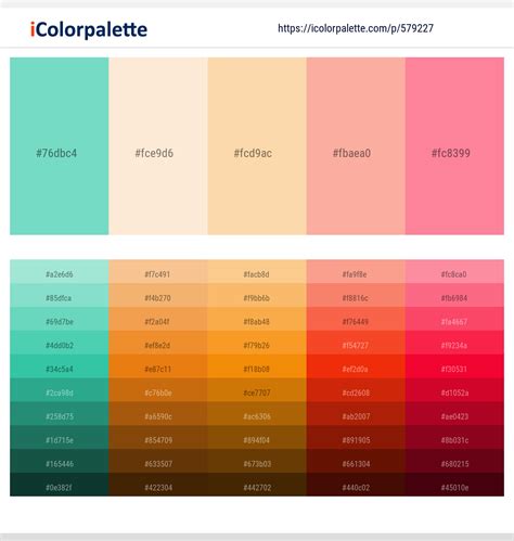 What Color Coordinates With Salmon Color Palette Inspired In