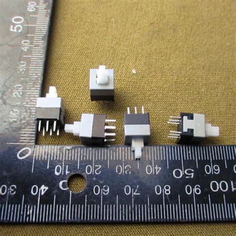 1000pcs 85x85mm 6pin Push Tactile Power Micro Switch No Self Lock On