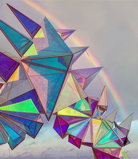 Plastic Rain Art Glass Prism Art Art Inspiration Sky
