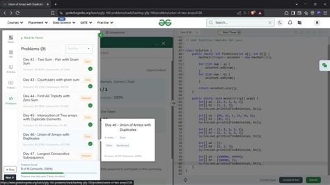 Gfg160 Geekstreak2025 Day46 160daysofcode Problemsolving