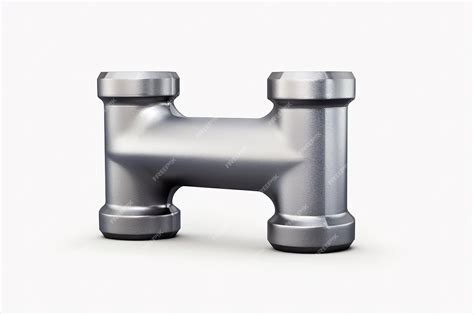 A Gleaming Metal Reducer For Piping Systems On A Clear Png Or White Background Premium Ai