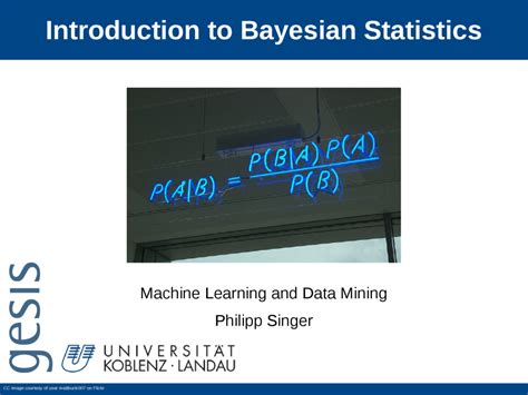 Introduction To Bayesian Statistics Speaker Deck