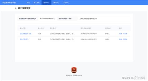 乐企平台操作指南：申请、调试与使用全流程 Csdn博客