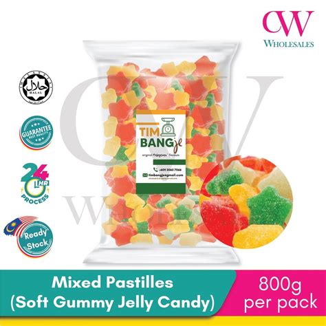 Mixed Pastilles 800g Soft Gummy Jelly Candy Lazada