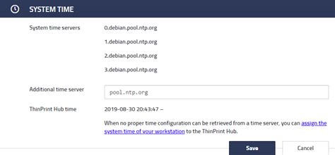 system settings thinprint