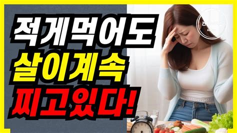 적게 먹어도 살찌는 이유 Top 1 Youtube