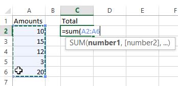 How To Get Started With Excel Formulas Easy Step By Step