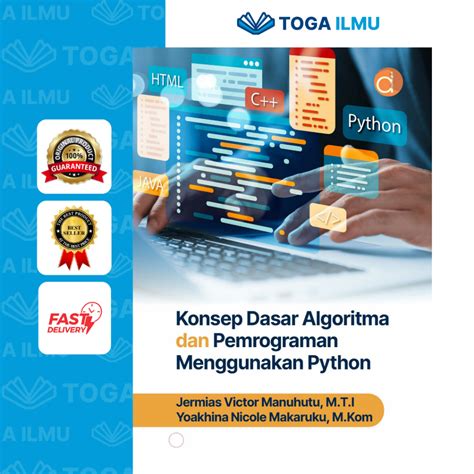 jual buku konsep dasar algoritma dan pemrograman menggunakan python