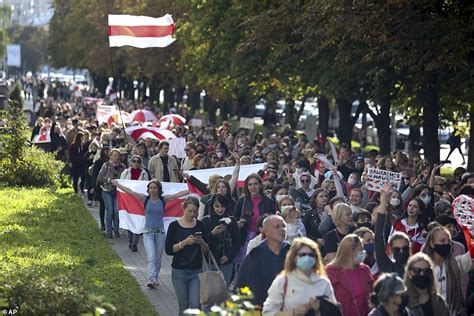 Riot Police Arrest Hundreds Of Women In Belarusian Capital Minsk During