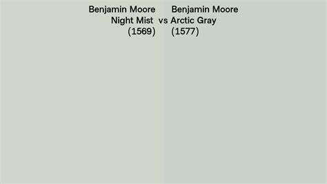 Benjamin Moore Night Mist Vs Arctic Gray Side By Side Comparison