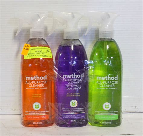 New 3 Bottles Method Lavender 4l Spray 828ml