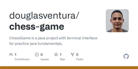 github douglasventura chess game chessgame is a java project with