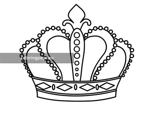 Crown Coloring Page Coloring Page