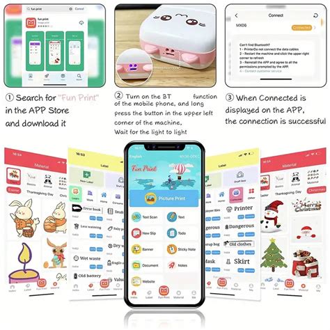 1pc portable printer mini pocket wireless thermal printers office and school supplies temu