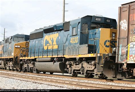 Csx Sd40 3 4030 Runs Third