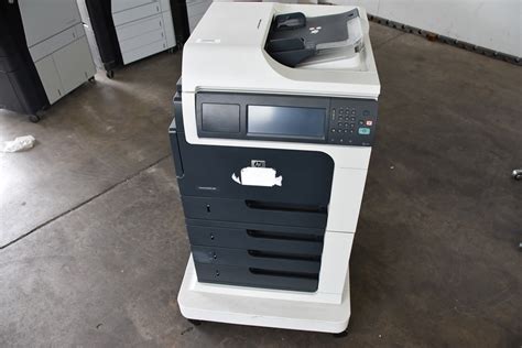 Hp Laser Jet M4555 Mfp Mobile Multi Function Printer Auction 0042