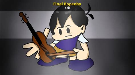Final Bopeebo Friday Night Funkin Mods