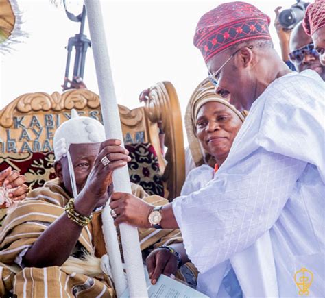 Photos The New Olubadan Of Ibadan Oba Alayeluwa Adetunji Officially