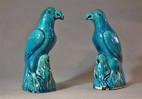 Sold A Pair Of Antique Chinese Export Qing Dynasty Porcelain Turquoise