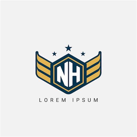 Un Logotipo Para Un Fb Con Las Letras N Vector Premium