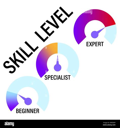 Level Skill Meter Diagram Difference Between Beginner Specialist And Expert Performance