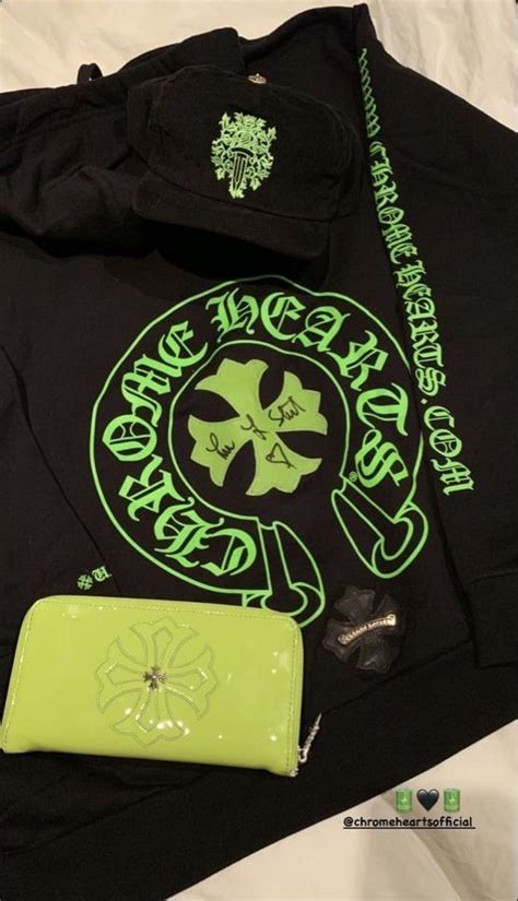Anna🦋 Green Chrome Hearts Wallpaper Chrome Hearts Clothing Brand