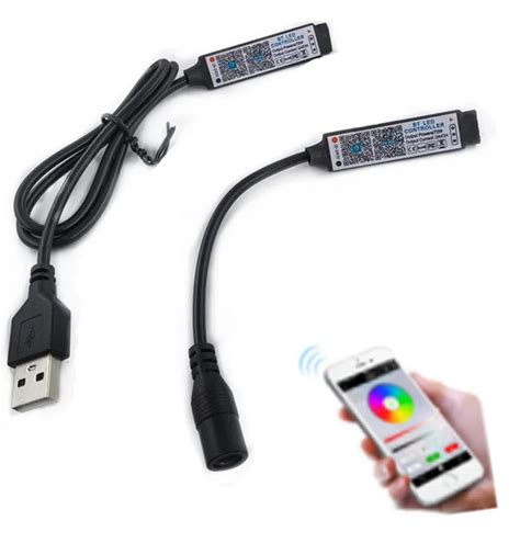 미니 Rgb 블루투스 호환 컨트롤러 음악 블루투스 Led 컨트롤러 라이트 스트립 컨트롤러 Rgb Led 스트립용 Usb