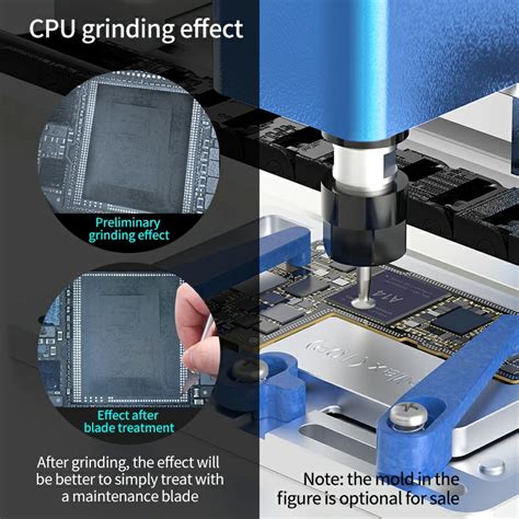 CNC Chip Grinding Machine For Chip IC CPU Nand And Mainboard Grind