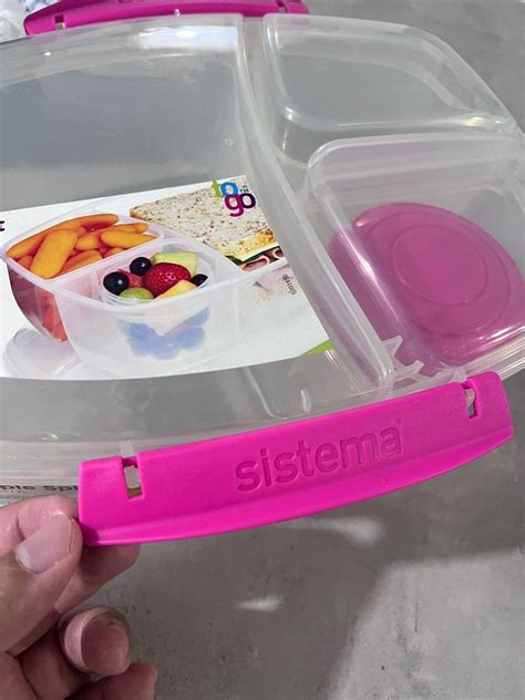 Sistema Triple Split Container Furniture And Home Living Kitchenware