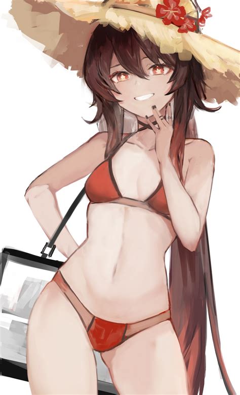 Hu Tao Genshin Impact Drawn By Gnai Danbooru