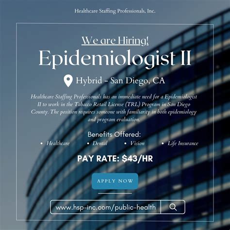 Healthcare Staffing Professionals Inc On Linkedin Epidemiologistjobs