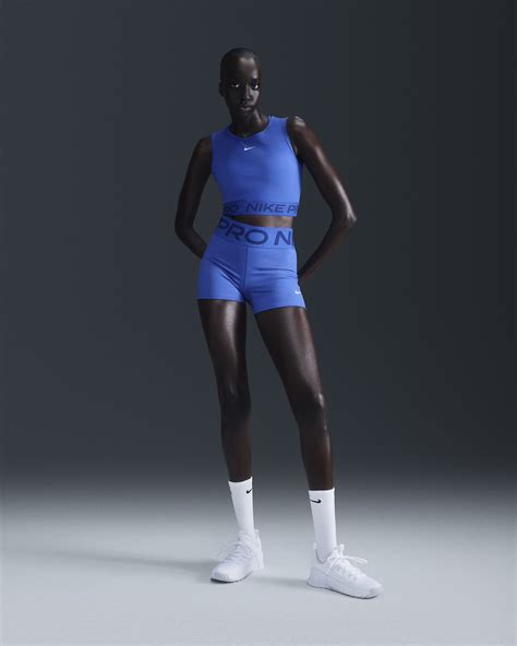 Nike Pro Womens Dri Fit Cropped Tank Top Nike Uk