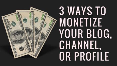 3 Ways To Make Money As A Content Creator Blogger Or Influencer Youtube
