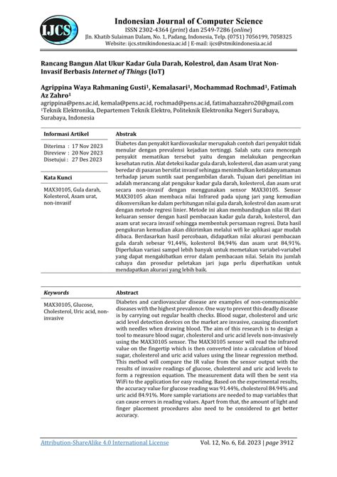 Pdf Rancang Bangun Alat Ukur Kadar Gula Darah Kolestrol Dan Asam