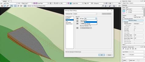 Hardscape Object Draw 3d Types Missing Site Design Vectorworks Community Board