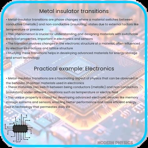 Metal Insulator Transitions Causes Models And Applications