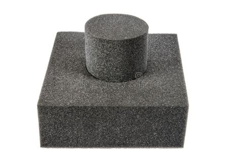 Espuma De Esponja Negra En Forma De Pieza Electrónica O De Ordenador Equipo De Protección De